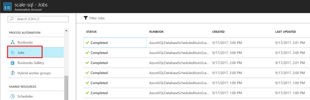 Azure SQL Database scheduled autoscaling – Jorg Klein's Blog